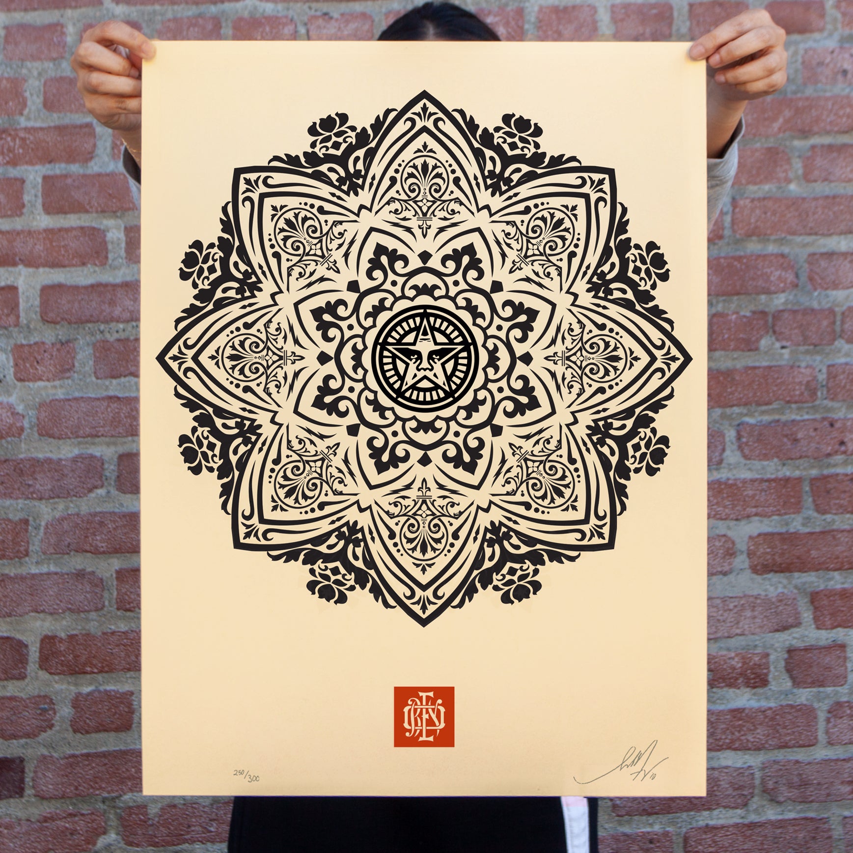 Mandala Ornament 1 (Cream) – OBEY GIANT